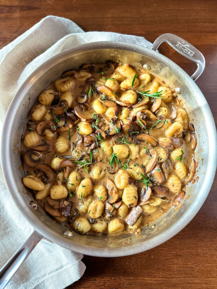 Gnocchi Mushroom Marsala - Ann Arbor Family